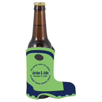 Cowboy and Firefighter Boot Koozies For Sale | Personalized Drinkware ...