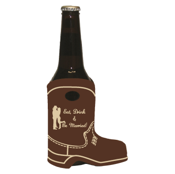Cowboy and Firefighter Boot Koozies For Sale | Personalized Drinkware ...