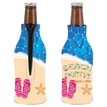 Full color bottle coolies printed with 4cp sublimation | Personalized ...
